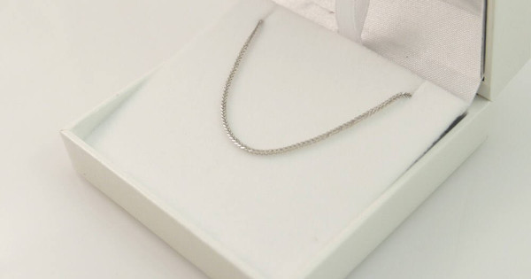 18K White Gold Chain Gold Necklace White Gold Necklace Spiga Chain. Men Gold Chain. Women Gold Chain. Thick Gold Chain. Yellow Gold Chain