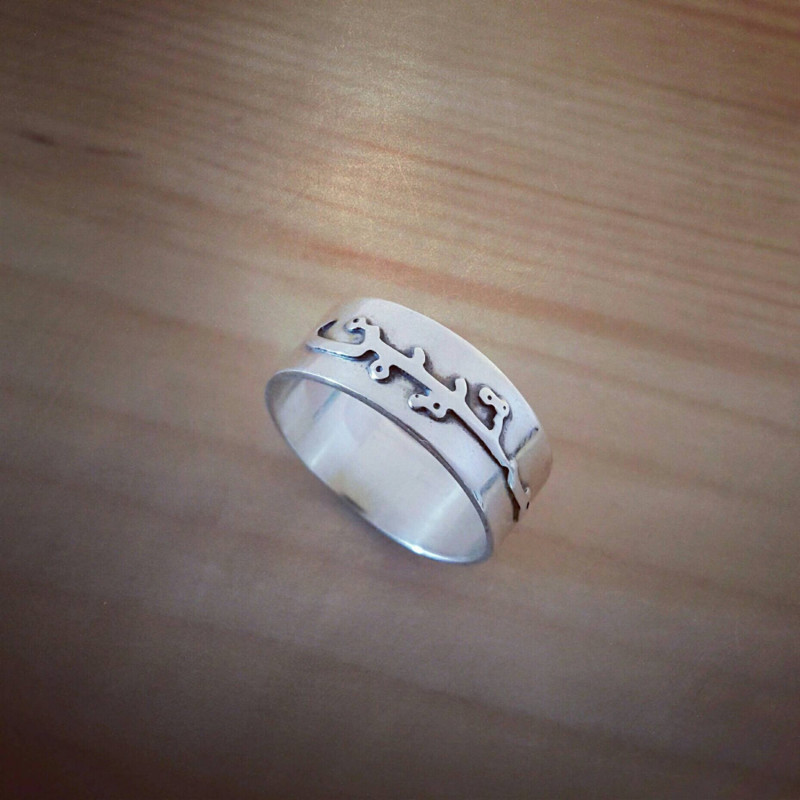 Arabic Ring, Personalized Arabic Ring, Arabic Wedding Farsi Persian ...