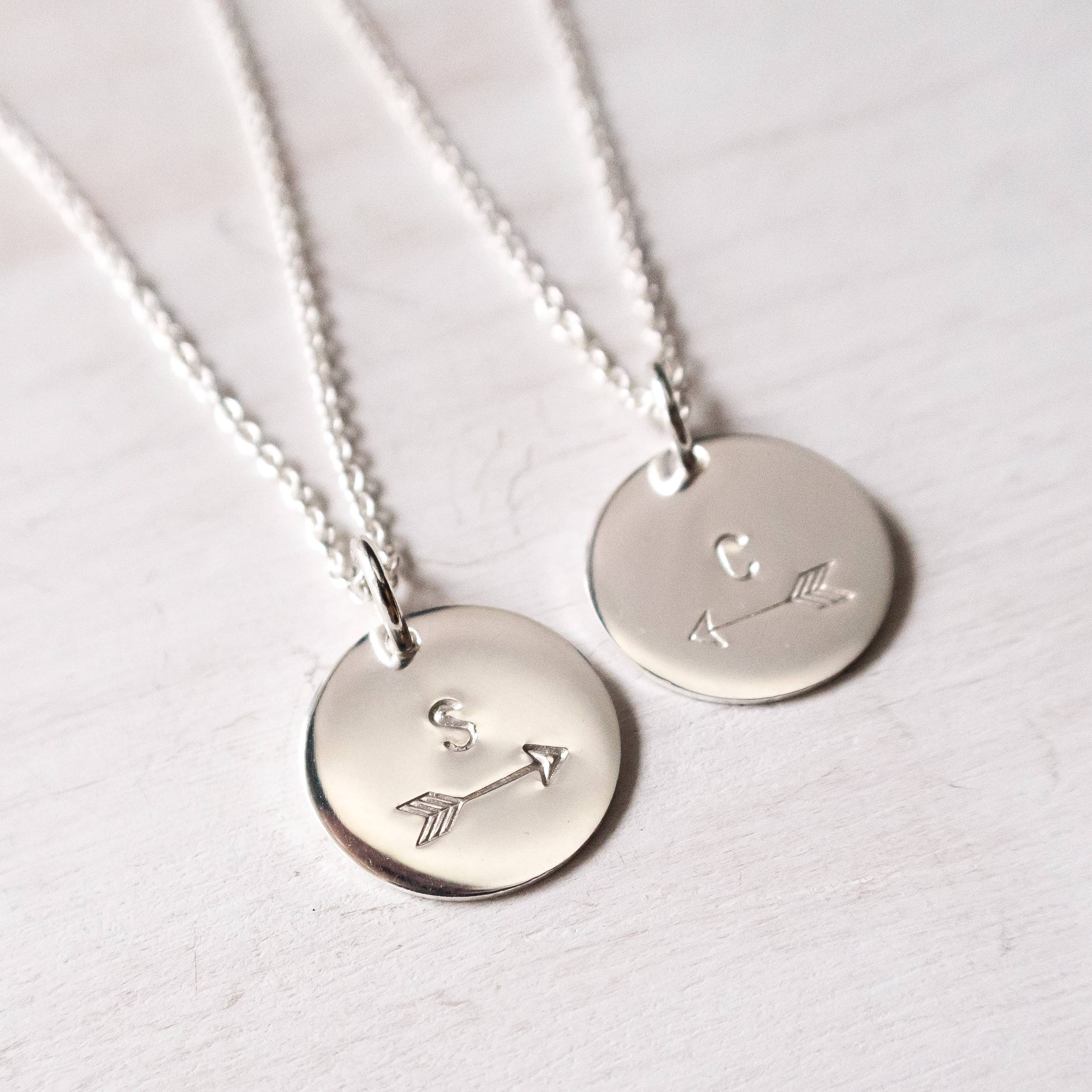 Best Friend Necklace Set, Personalized, Friendship Necklace for 2, 3 or ...