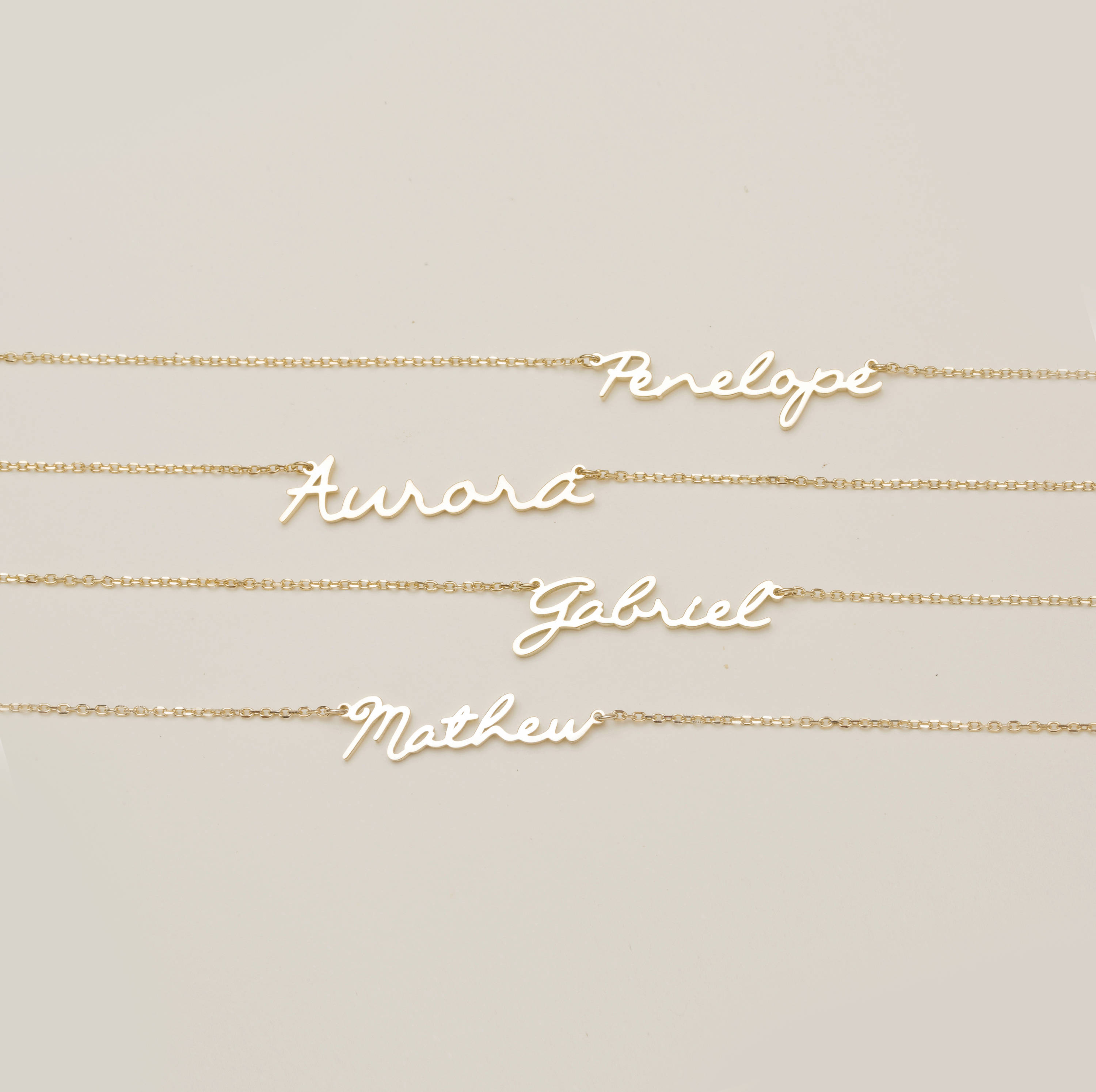 Custom Name Necklace - Personalized Name Necklace - Minimal Name ...