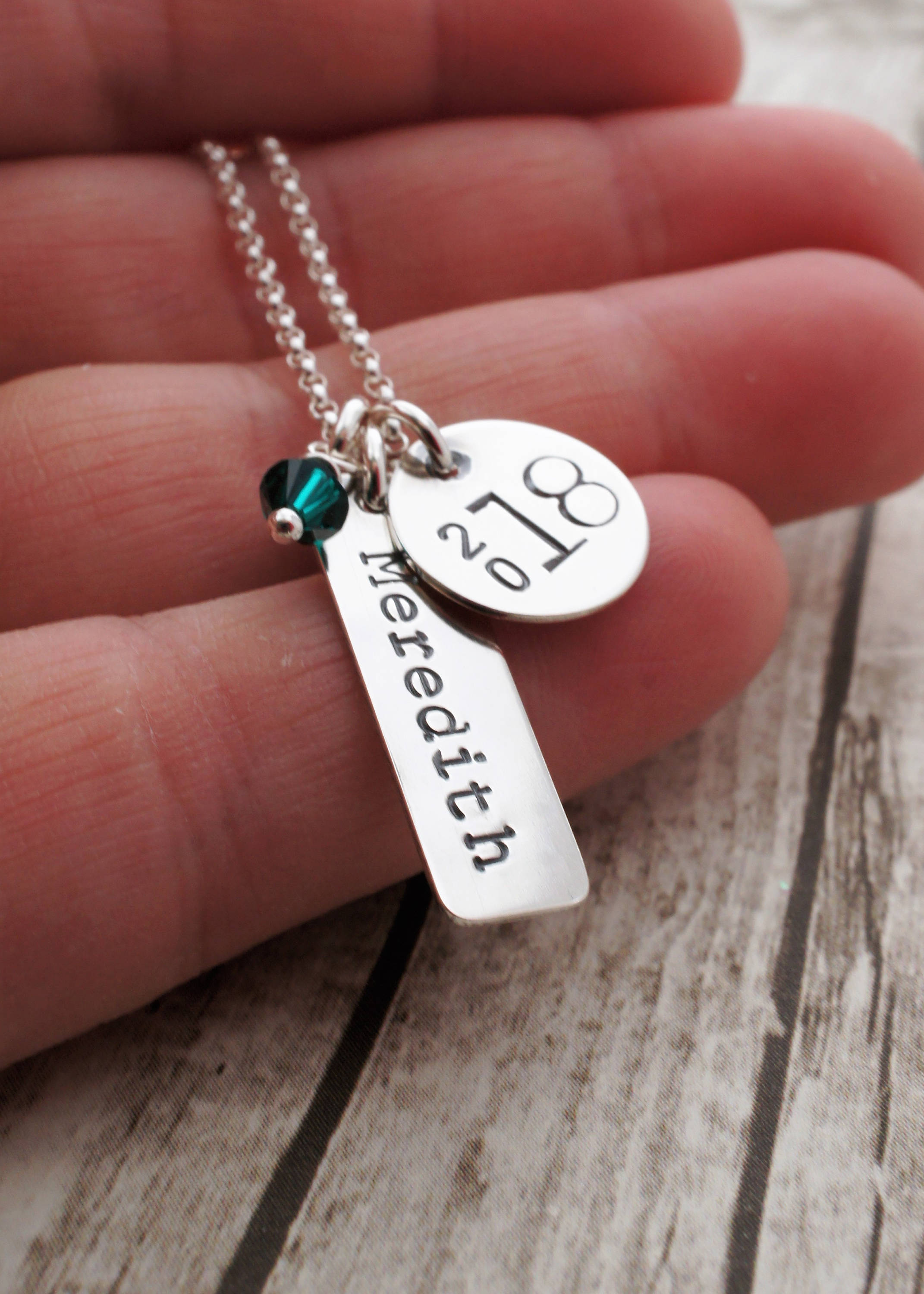 Graduation Jewelry Gift - Class of 2018 Personalized Necklace - Name ...