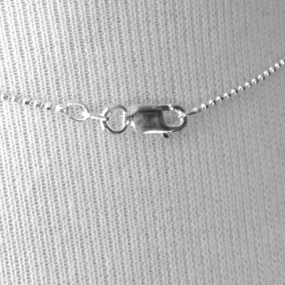 Initial Necklace, Sterling Silver Jewelry, Letter L Necklace, Charm ...