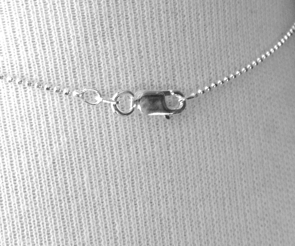 Initial Necklace, Sterling Silver Jewelry, Letter L Necklace, Charm ...