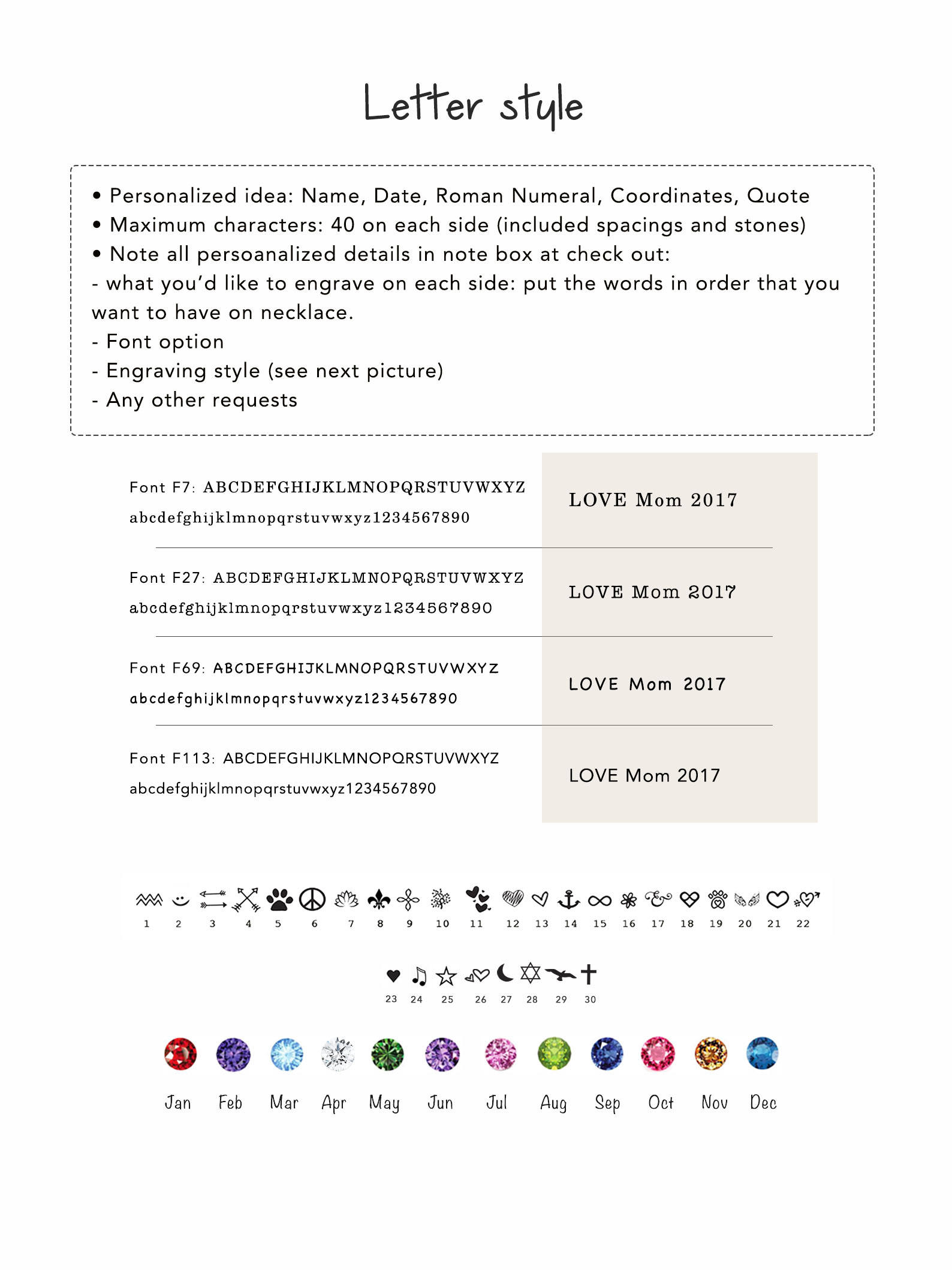 Linked Circle Necklace - Family Necklace - Custom Children Name Necklace - Mother's Day Gift - HN18