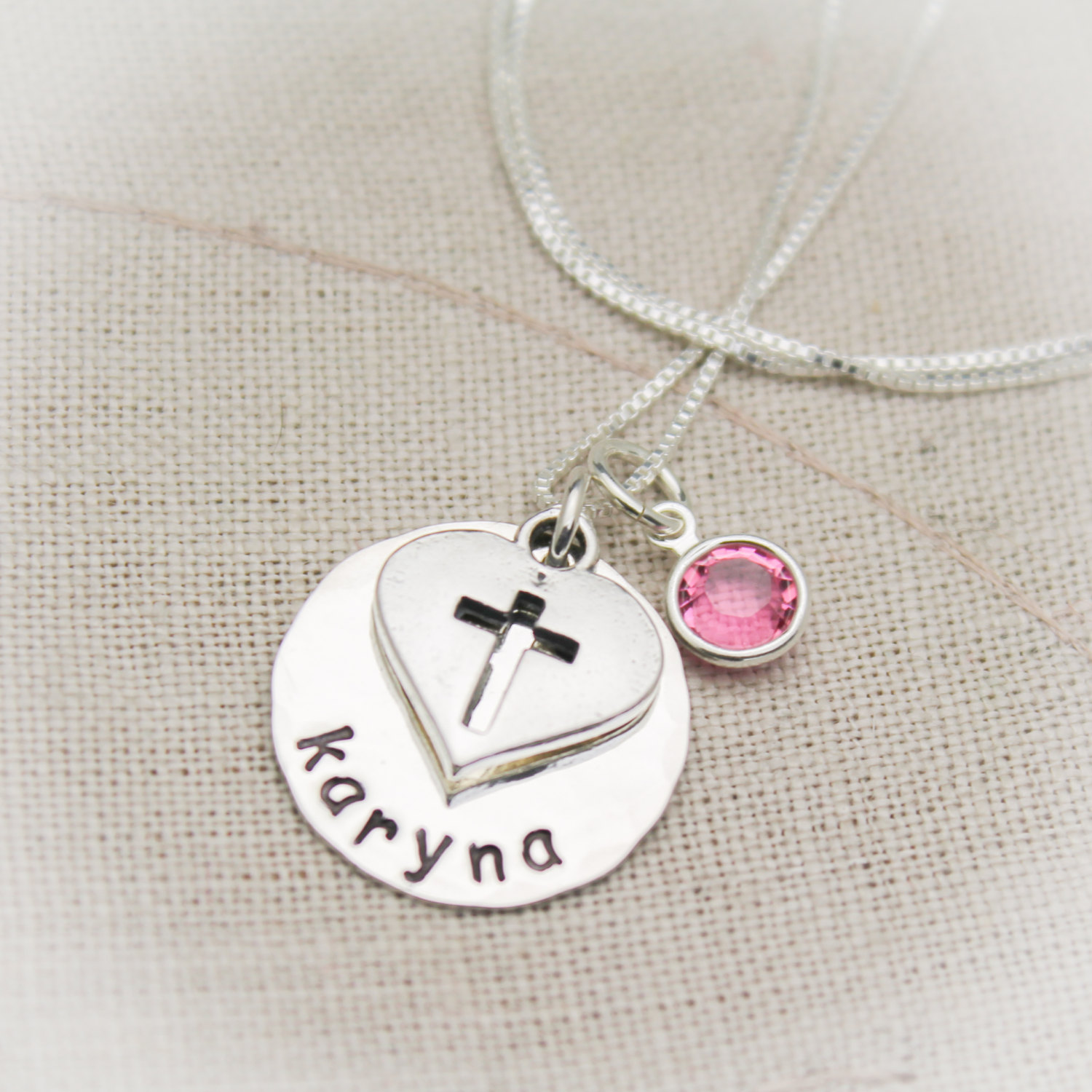 Personalized Confirmation Necklace or First Communion Jewelry Cross ...