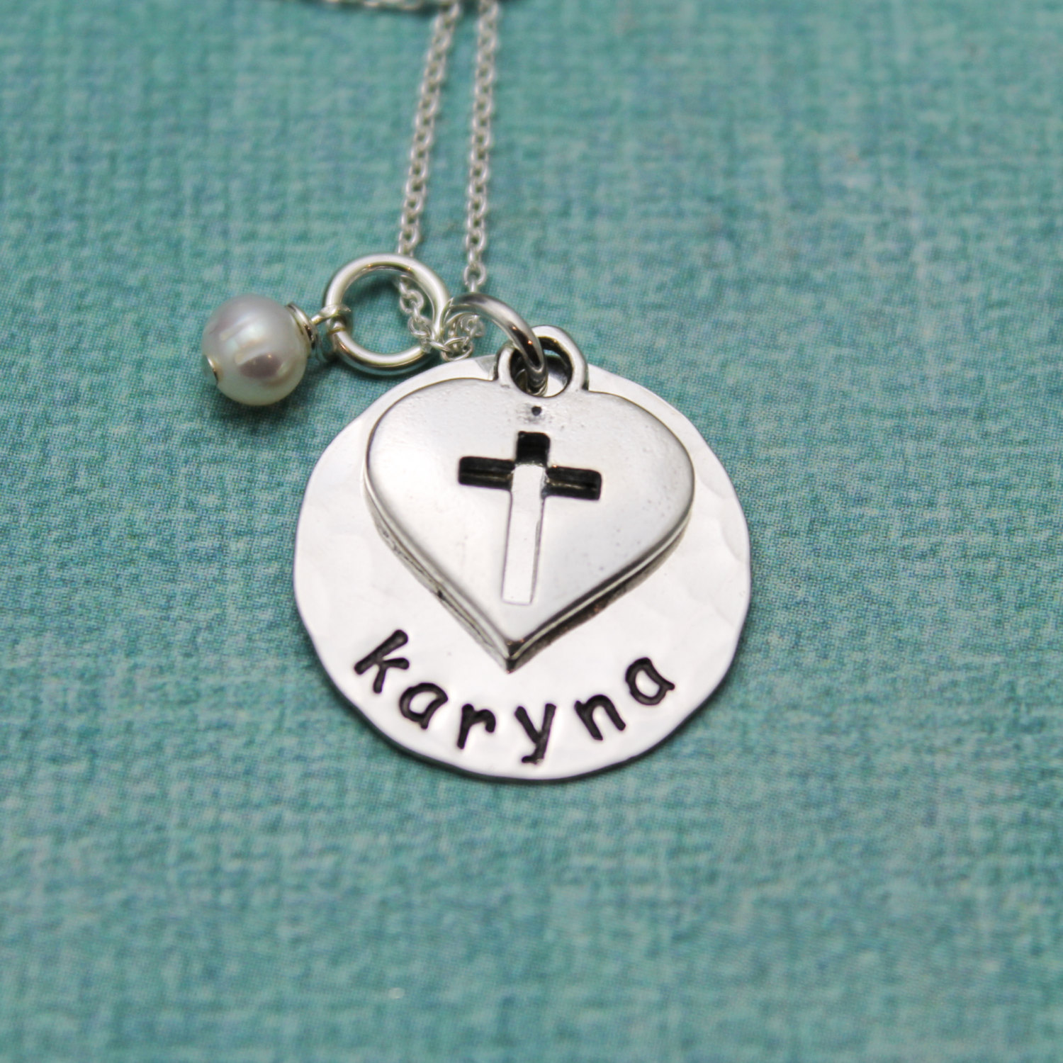 Personalized Confirmation Necklace or First Communion Jewelry Cross ...