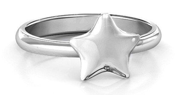 The Sweetest Star Personalised Ring - AMAZINGNECKLACE.COM